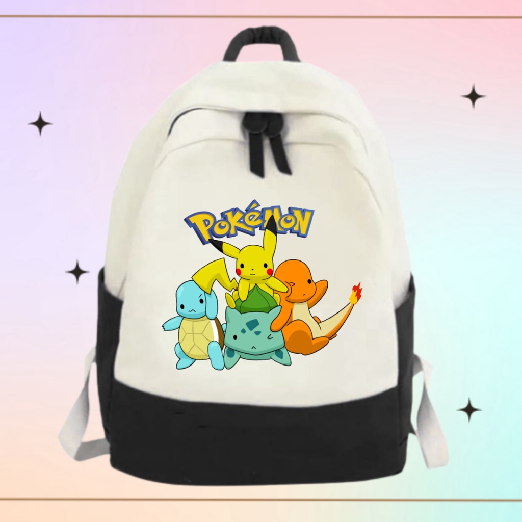 Pokemon PIKACHU Mochila Escolar Unisex (Nombre Libre) | Shopee México