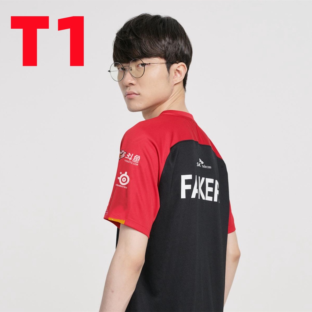 2022 T1 Camiseta Oficial FAKER Fan LOL League Esports LCK Uniforme F1 Partidario CSGO DOTA2 Ropa ...