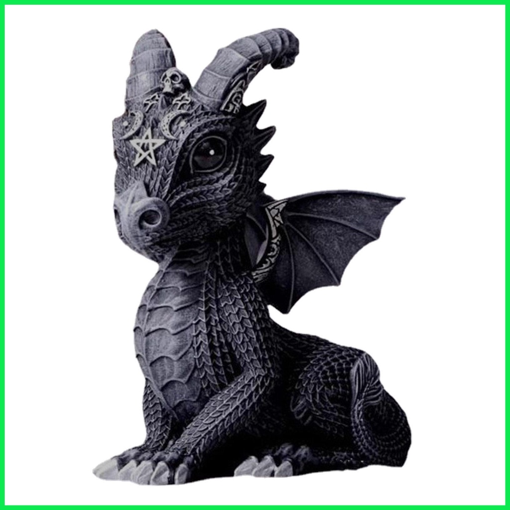 Diablo Satánico Baphomet Cabeza De Cabra Escultura Adorno Dragón ...