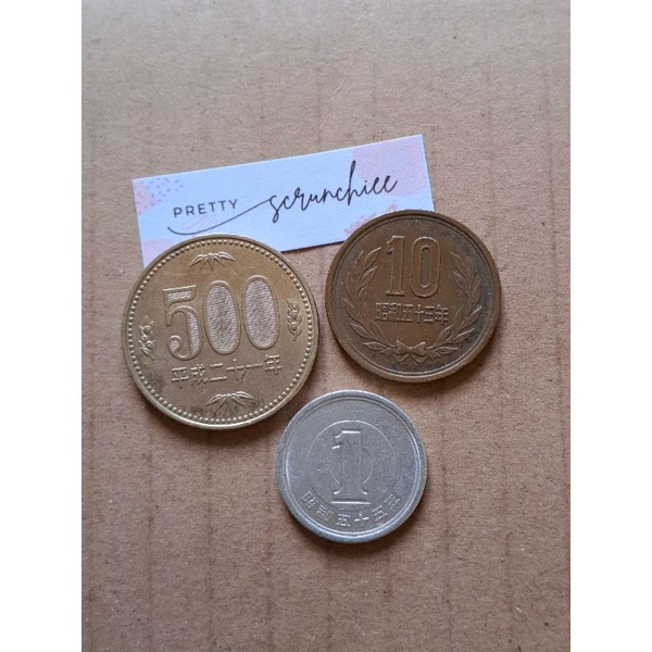 Moneda japonesa | Monedas de yen japonés 10 y 1 yen | Shopee México