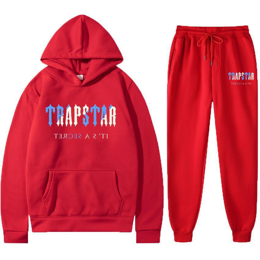 TRAPSTAR Letra Impresión Hombres Mujeres Ropa Deportiva De Dos Piezas ...
