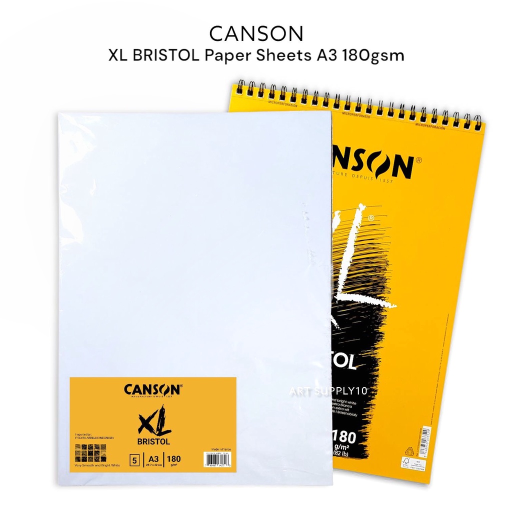 Canson XL Bristol Hojas De Papel A3 180gsm | Shopee México