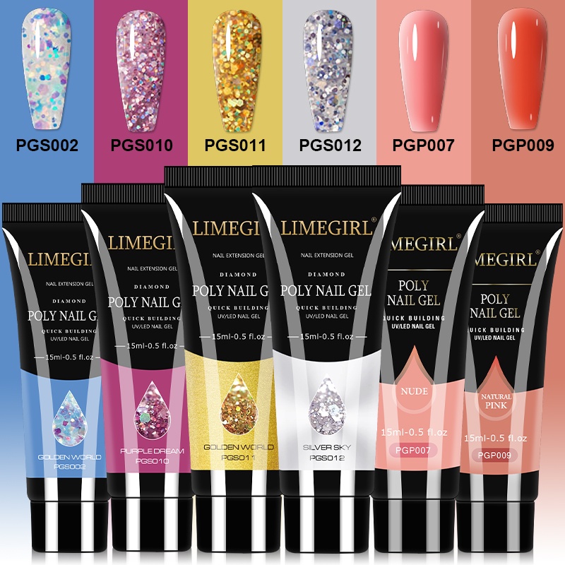 15ML Polygel Nail Kit Gel De Extensión De Uñas | Shopee México