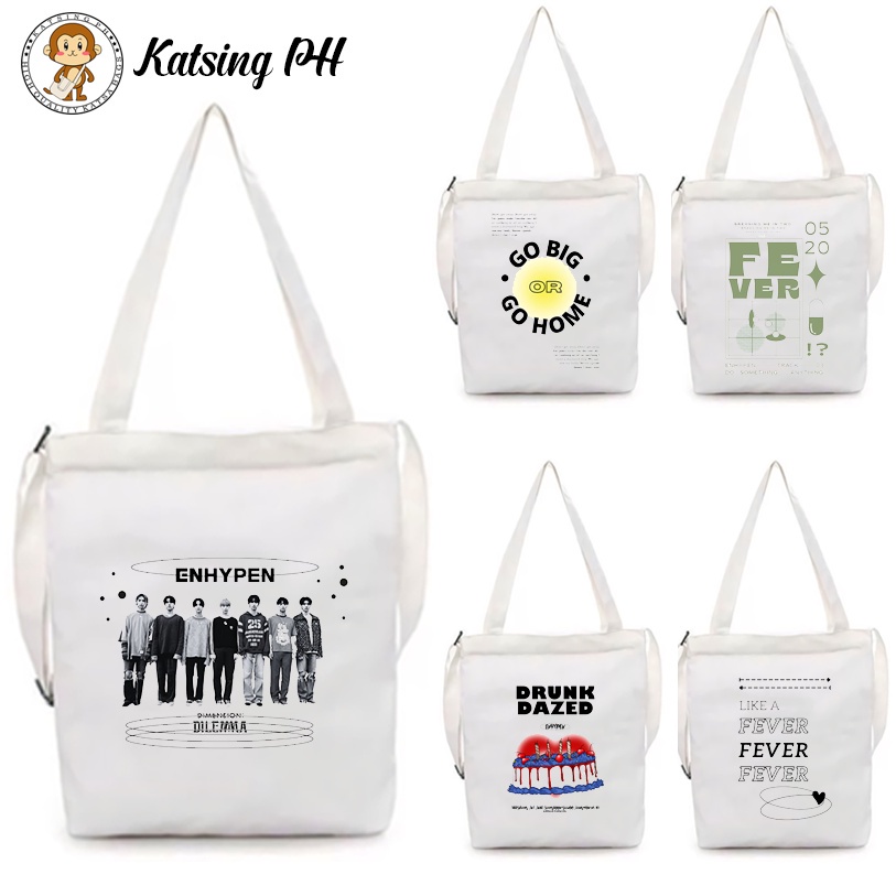 ENHYPEN 13 Bolsa De Honda Katsa Lona Crossbody ToteBag/Ecológico ...