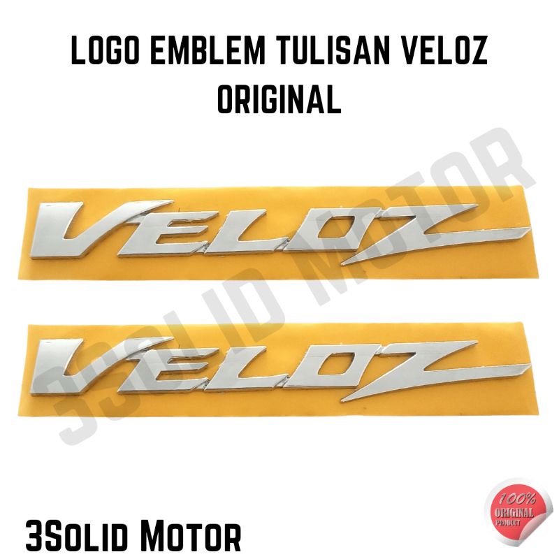 Logotipo Del Emblema De Escritura Original De Veloz | Shopee México