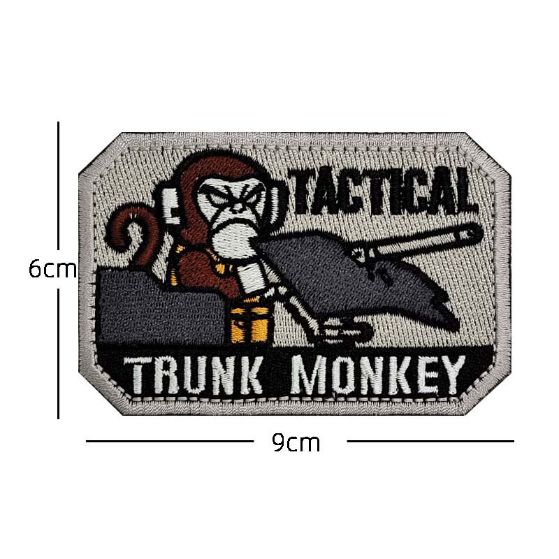 I'AM SNIPER , TRUNK MONKEY Tactical Patch Emblema Bordado , Insignia De ...