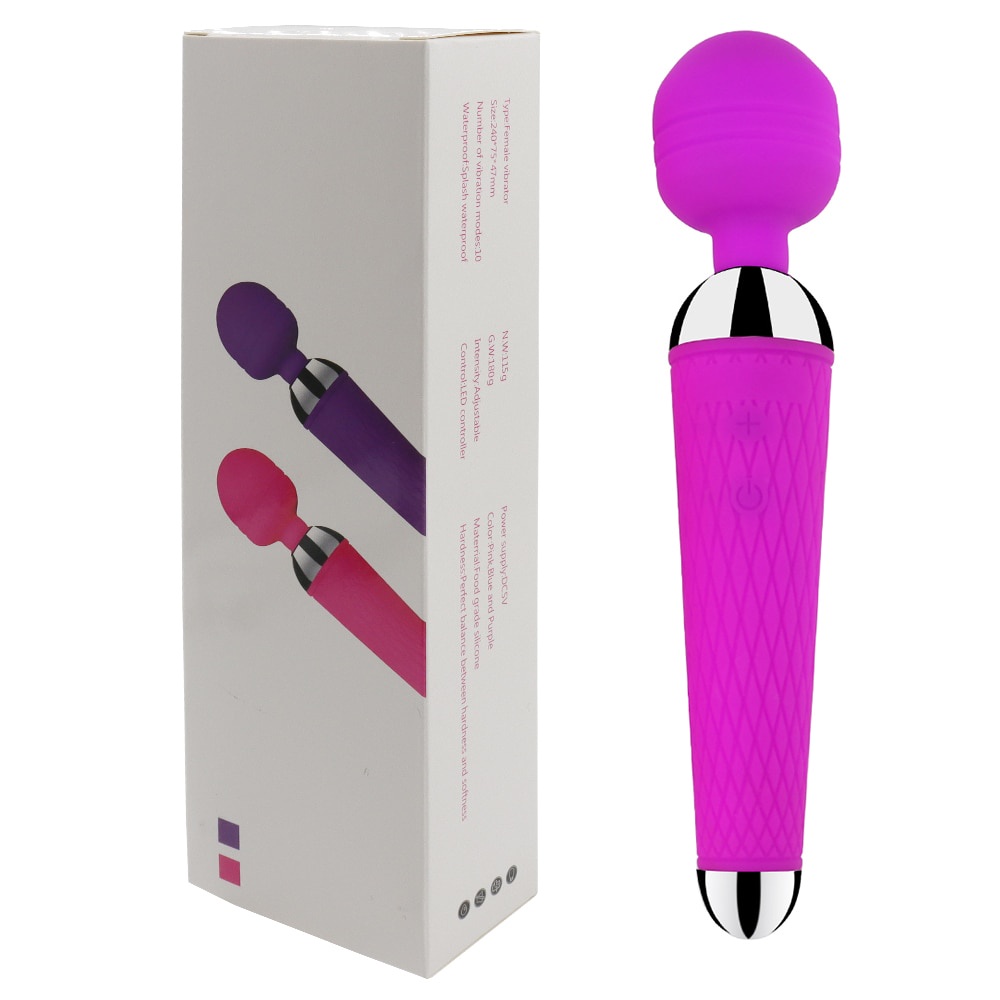 Zola Potente Clítoris Vibradores Usb Recarga Varita Mágica Av Vibrador