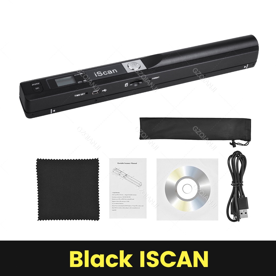 iScan Escáner De Documentos Portátil De Mano Creativo 900DPI Tipo c Soporte De Pantalla LCD JPG ...