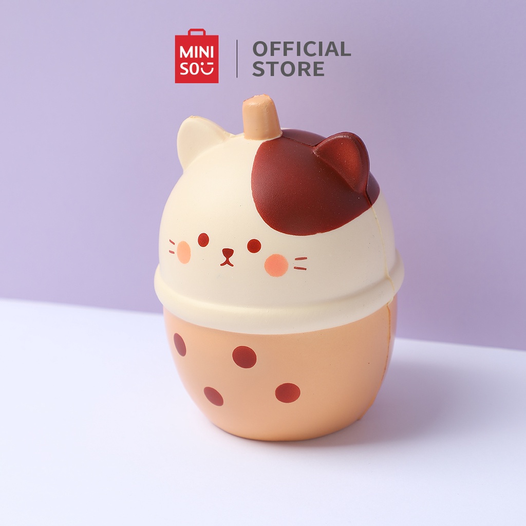 Miniso Juguete-Squishy Juguetes Para Niños Slime Personaje Boba Gato ...