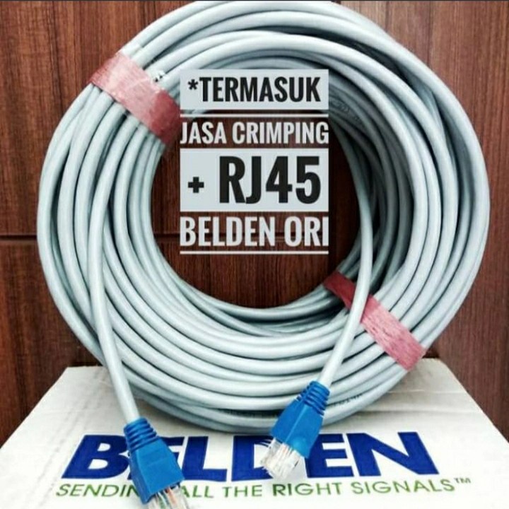 Belden Lan Cable UTP Cat5e+Rj45 Retail | Shopee México