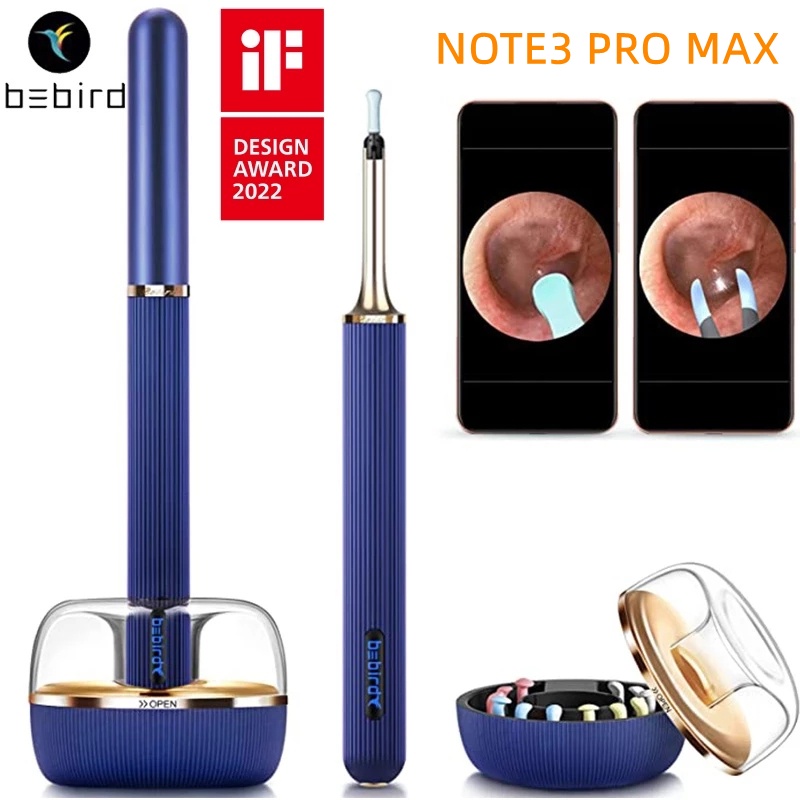 Xiaomi Bebird Note 3 Pro Max Inteligente Visual Ear Stick 360 Grados Picking Endoscopio Cámara ...