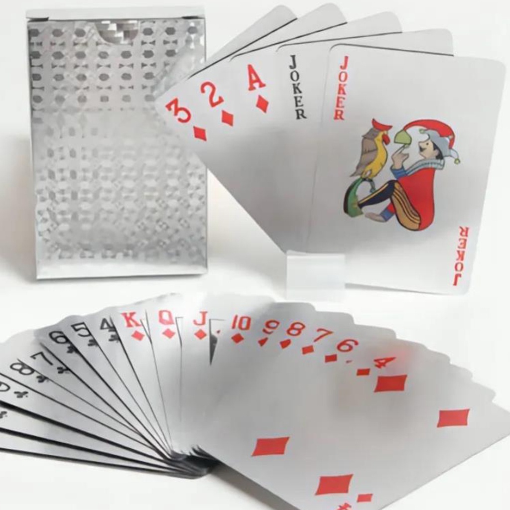 Cartas Poker Baraja Pet Impermeable,Lámina Oro Alta Calida, barajas impermeables, cartas de ...