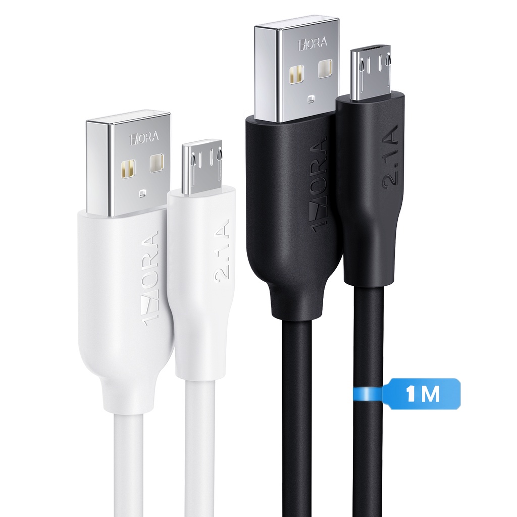 1Hora Cable Cargador V8 Micro USB Cables y Cargadores 1 Hora 2.1A CAB236 Para Móvil Xiaomi ...