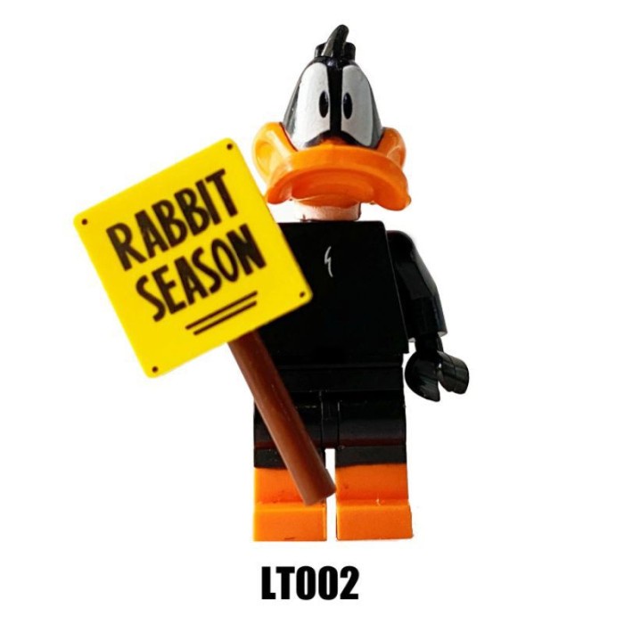 Lego Daffy Duck Minifigure Looney Tunes Wile Bugs Tweety Ninjago Bricks ...