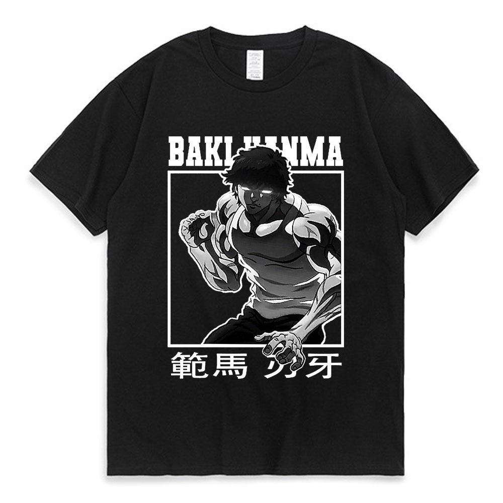 Camiseta Anime Baki The Grappler Hombres Mujeres Manga Japonesa Hanma