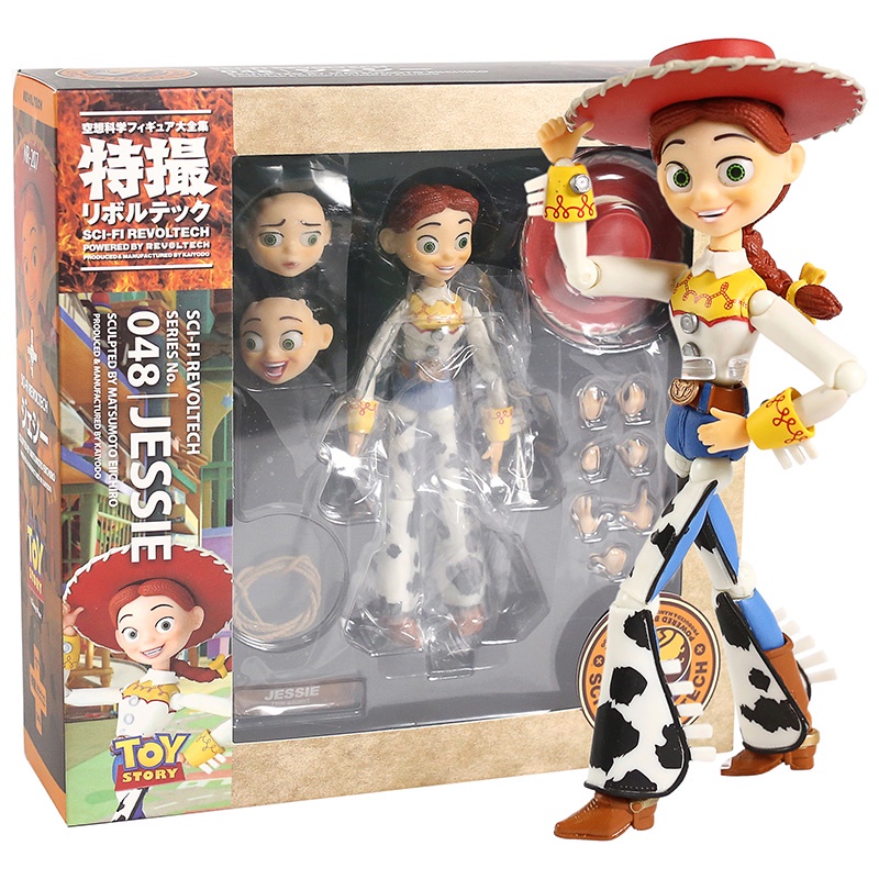 Toy Story Revoltech NO . 048 Jessie 010 Woody 011 Buzz Lightyear PVC Figura De Acción ...