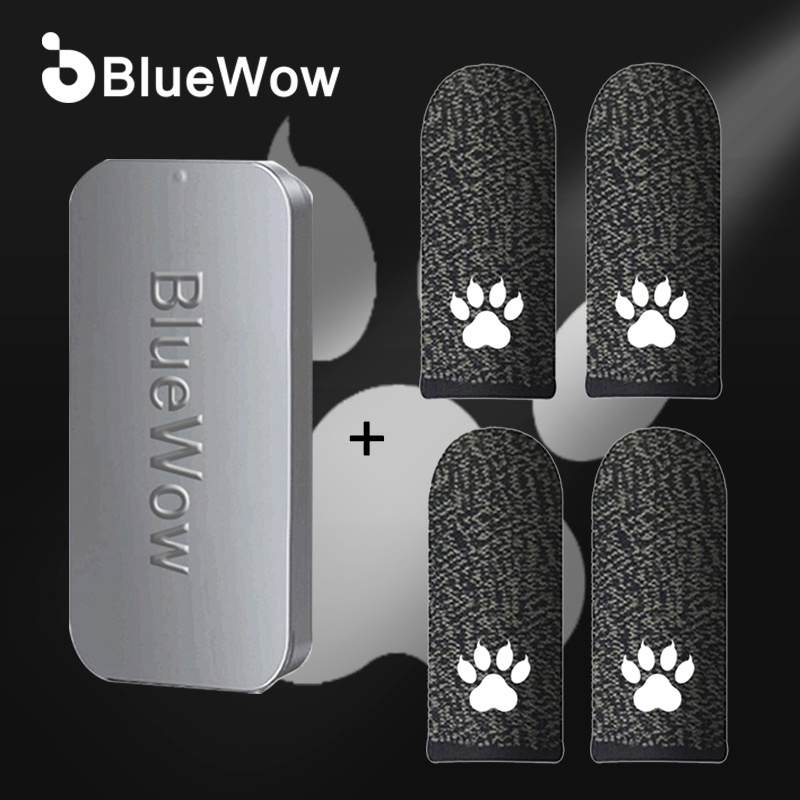 BlueWow Gato Pareja Dedo Manga Elimina El Sudor Y El Agua Controlador ...