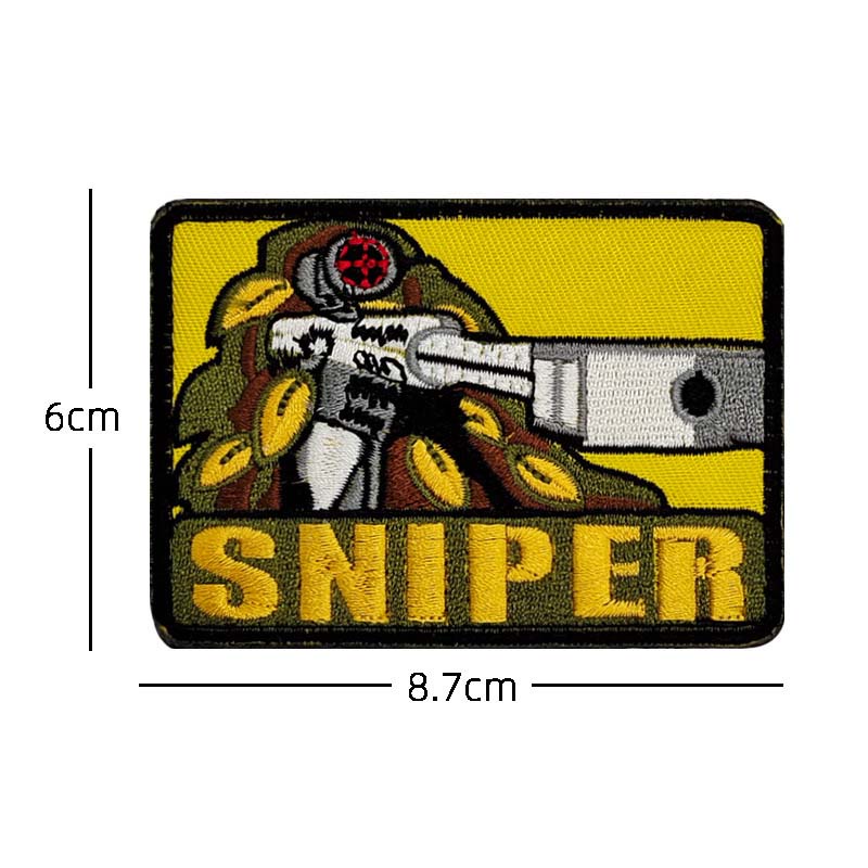 I'AM SNIPER , TRUNK MONKEY Tactical Patch Emblema Bordado , Insignia De ...