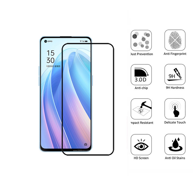 Mica oppo Reno 7 Pro 5G Protector De Pantalla De Vidrio Templado De ...