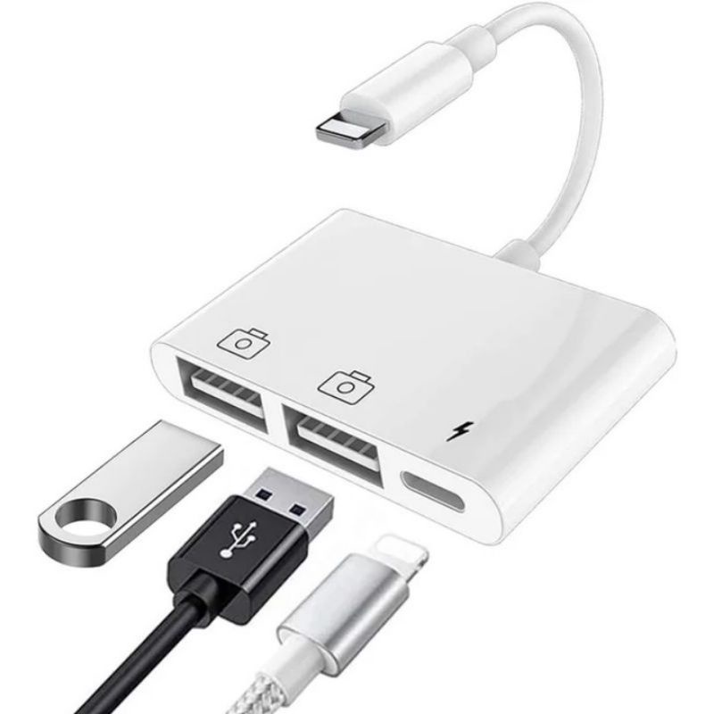 Adaptador de conector Lightning USB OTG USB 3camera | Shopee México
