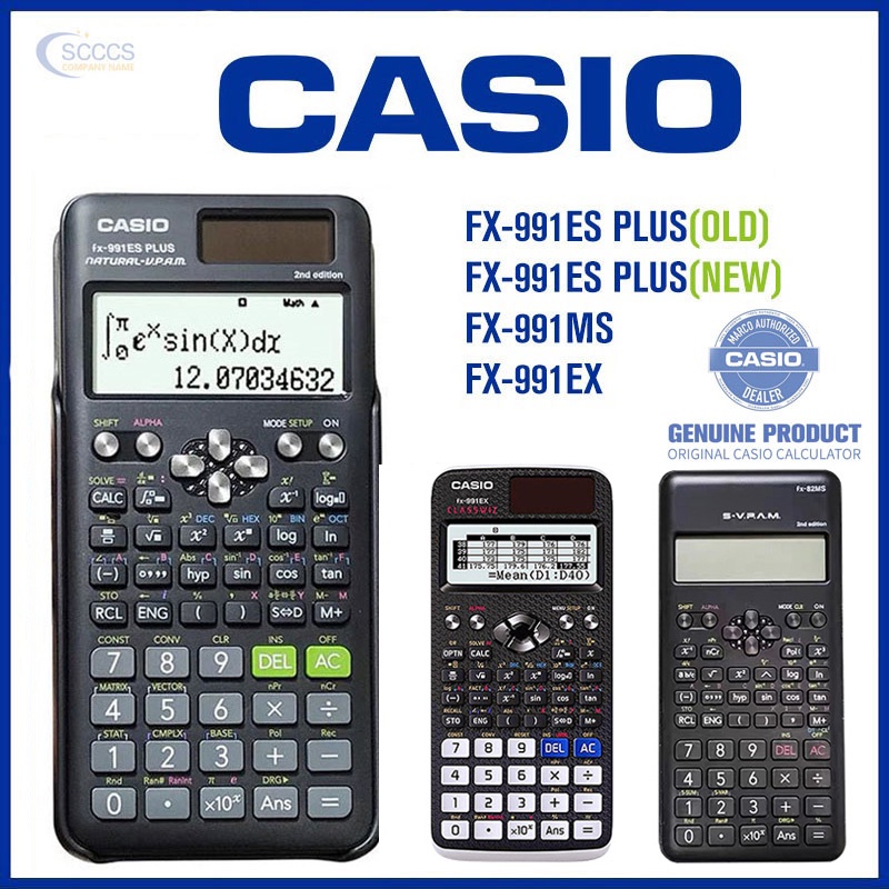 Calculadora Científica FX-991EX 991ES Plus 82MS Calculadoras Nueva Edición 240 Funciones 2a ...