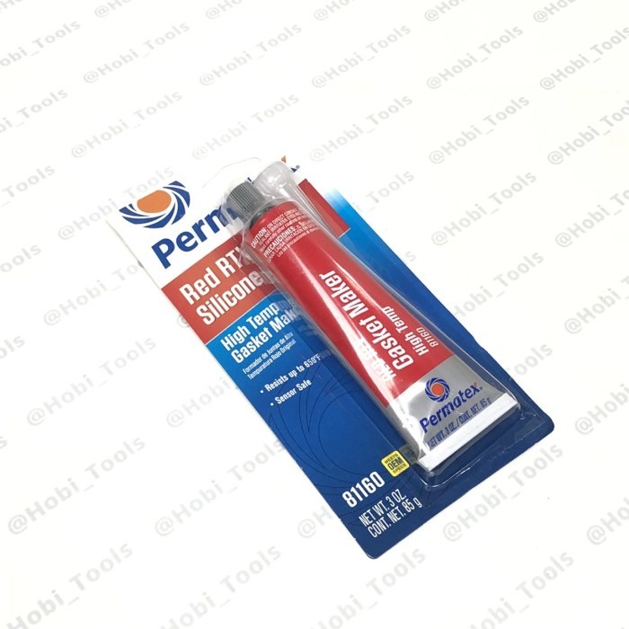 Permatex silicona pegamento rojo RTV 85G - sellador de juntas de silicona 85G | Shopee México