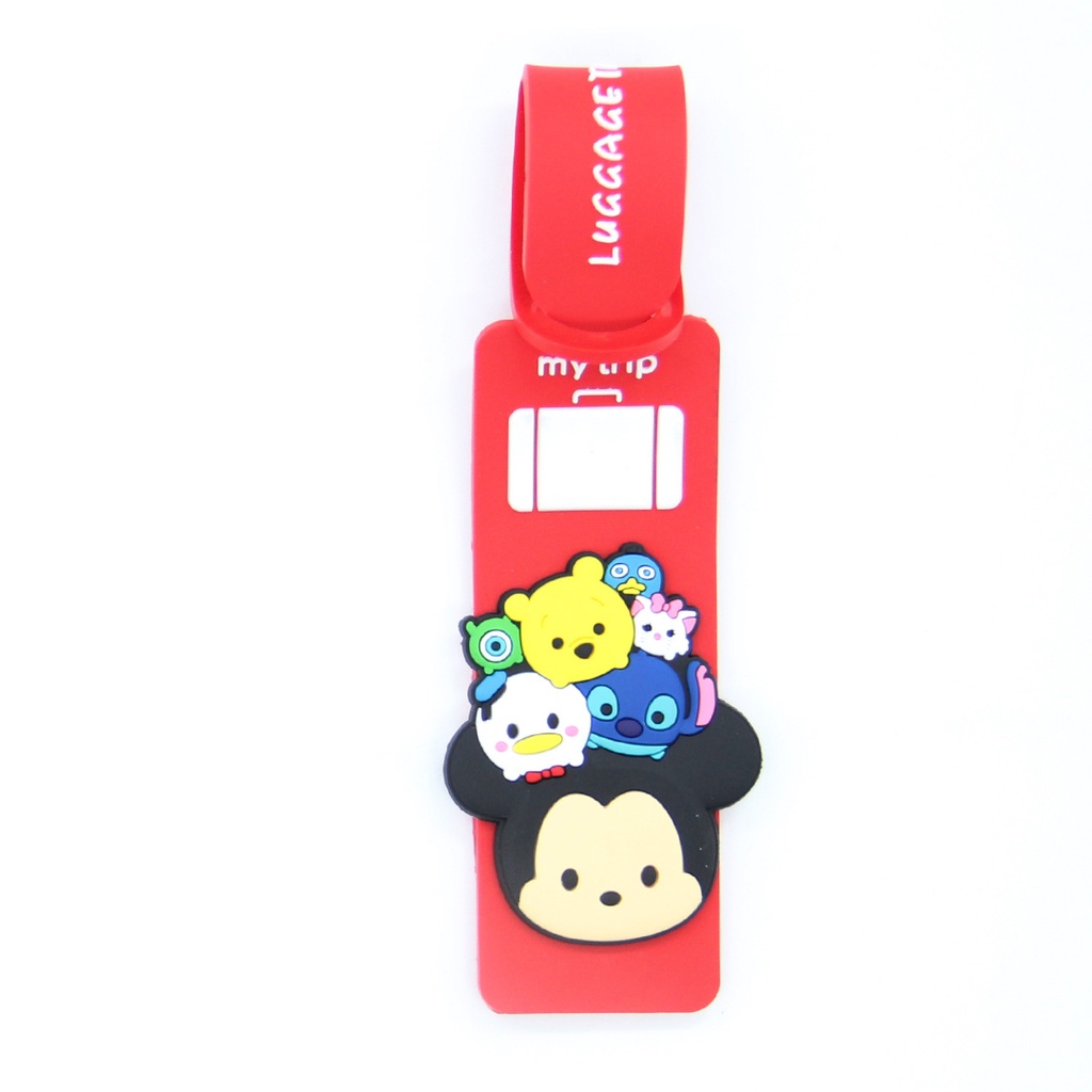 Mickey Minnie Bow Etiqueta De Equipaje Signo De Dibujos Animados De ... Mickey Minnie Bow Etiqueta De Equipaje Signo De Dibujos Animados De ...