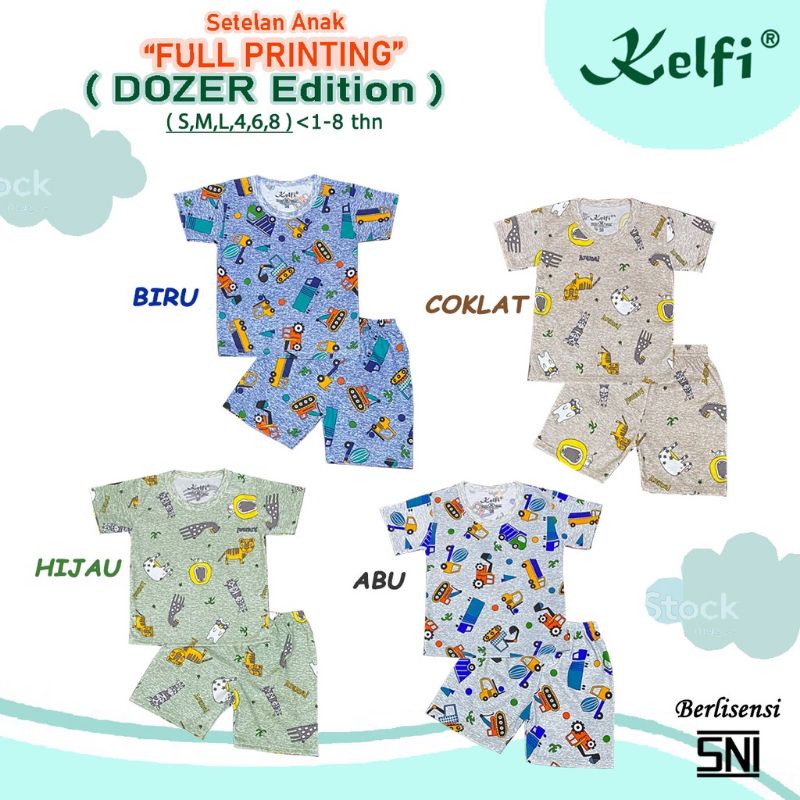 Trajes Kelfi para niños/niños de 1 a 7 años "DOZZER EDITION" | Shopee ...