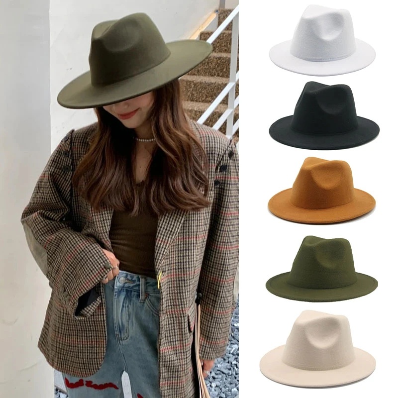 Panama Fedora Sombrero De Las Mujeres Invierno De Lujo Hombre Sombreros ...