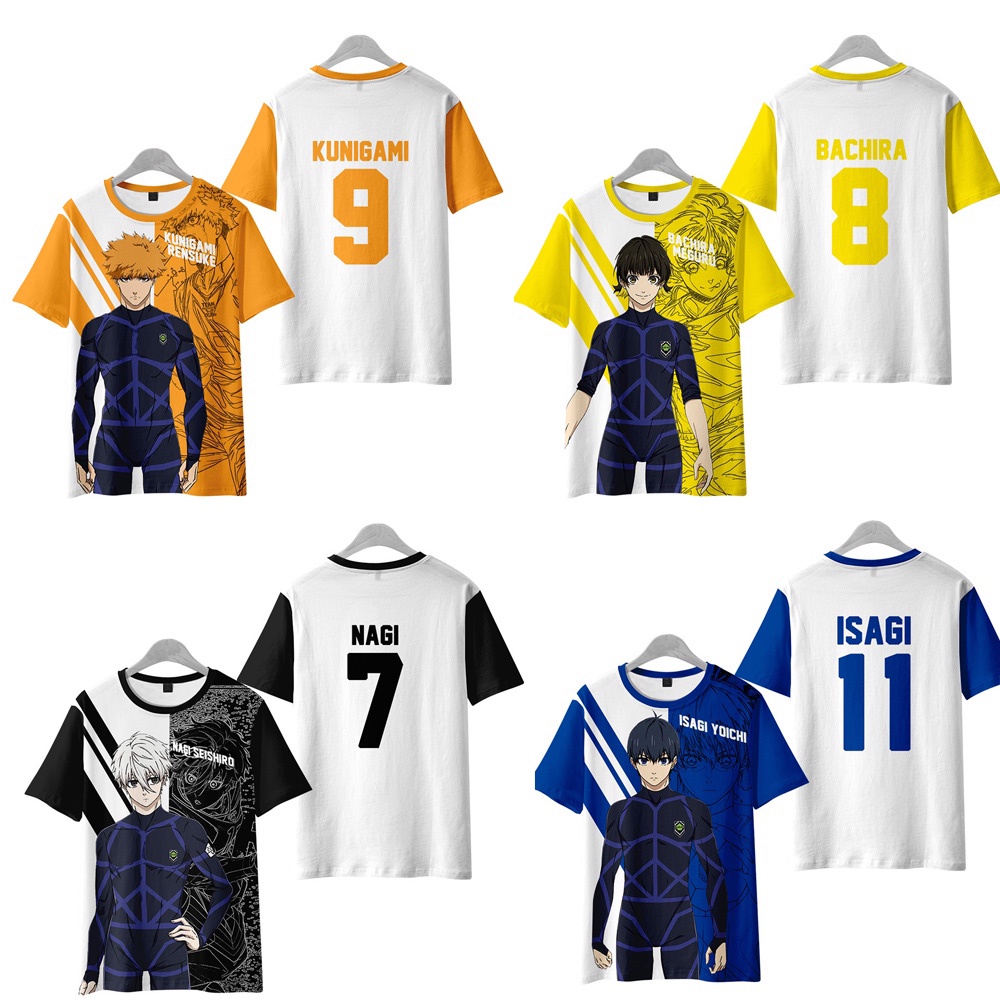 Nueva Camiseta 2022 BLUE LOCK NAGI Para Hombres Impreso 3D Mujeres O ...