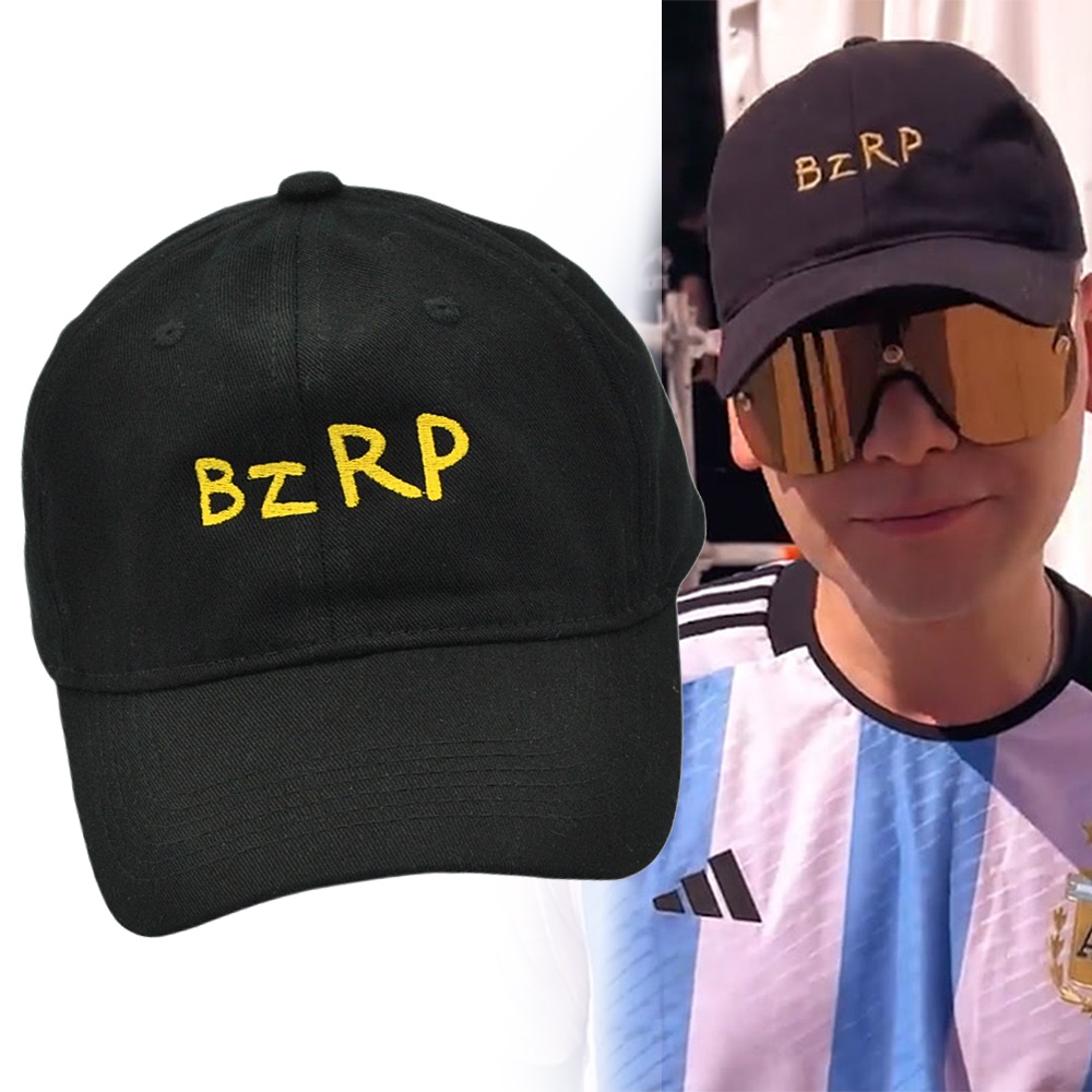 BIZARRAP Gorra Bordado BZRP De Béisbol Rapero Hip Hop Sombreros De ...