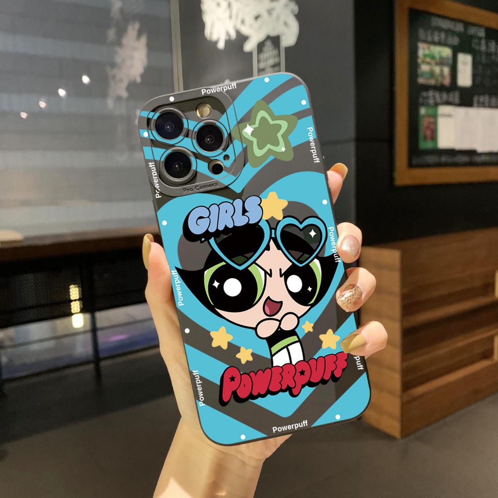 Para Samsung Galaxy S23 Ultra S23 + A04E A04 4G A14 A34 A54 5G A11 A50 M12 Powerpuff Girls ...