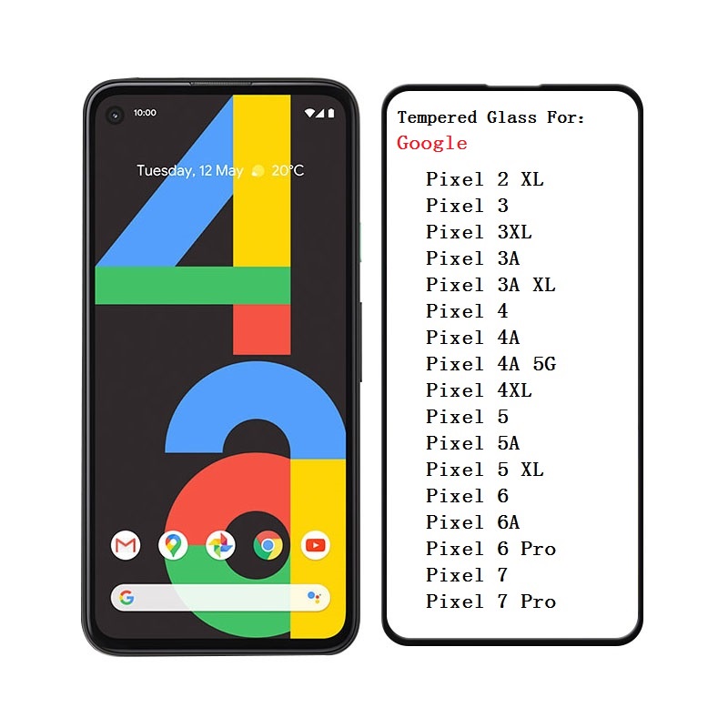 HD Para Google Pixel 2XL/3/3XL/3A/3AXL/4/4A 5G XL/5/5A 5XL/6/6A/6Pro/7 ...