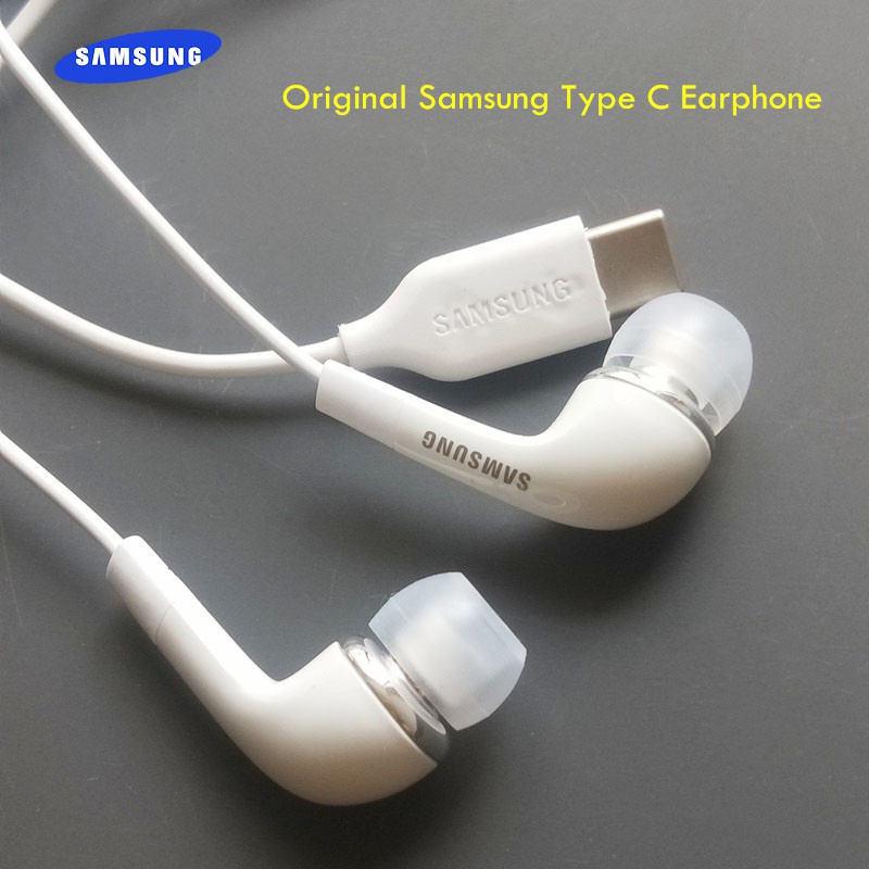 Original Samsung tipo C auriculares In-ear micrófono con cable Control ...