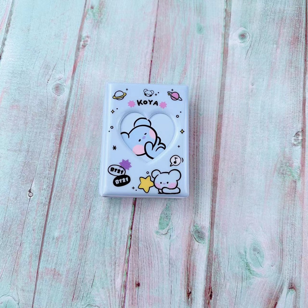 Bts Bt21 3 Pulgadas Mini Álbum De Fotos Lindo Titular De La Tarjeta ...