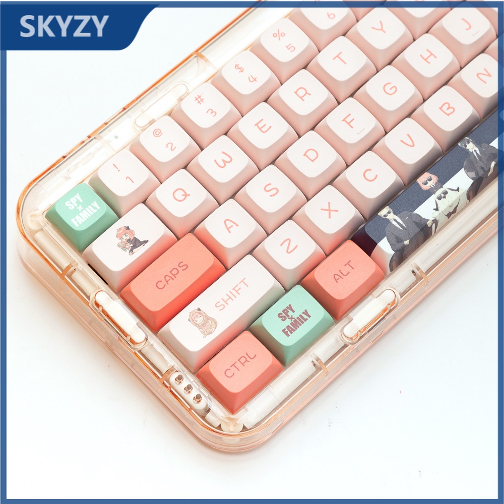 140 Teclas Anya Forger Keycaps XDA Profile SPY × FAMILY Anime PBT Dye ...