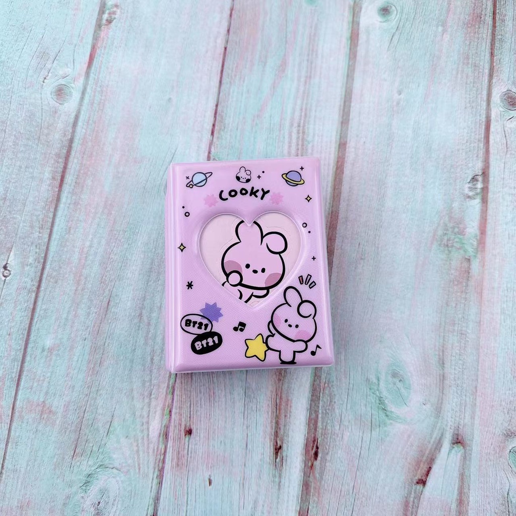 Bts Bt21 3 Pulgadas Mini Álbum De Fotos Lindo Titular De La Tarjeta ...