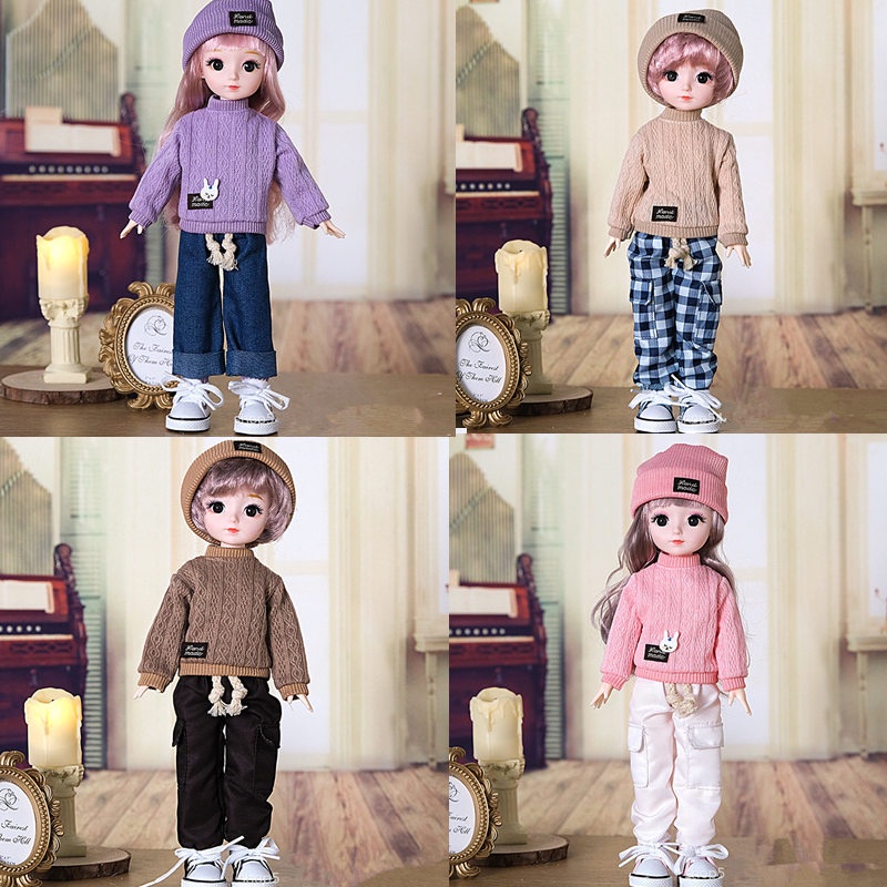 Los Nuevos BJD 1/6 32CM Fat Doll Dress Up DIY Juguetes Incluyen Ropa Y ...