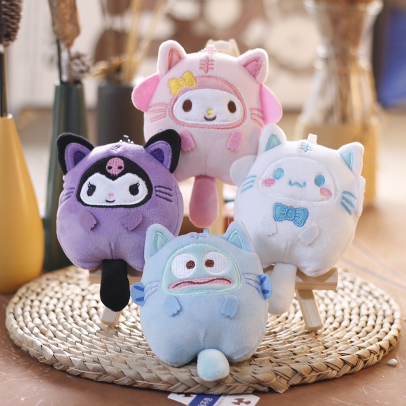 Sanrio Tiger Series Plush Hello Kitty Cinnamoroll My Melody Kuromi ...