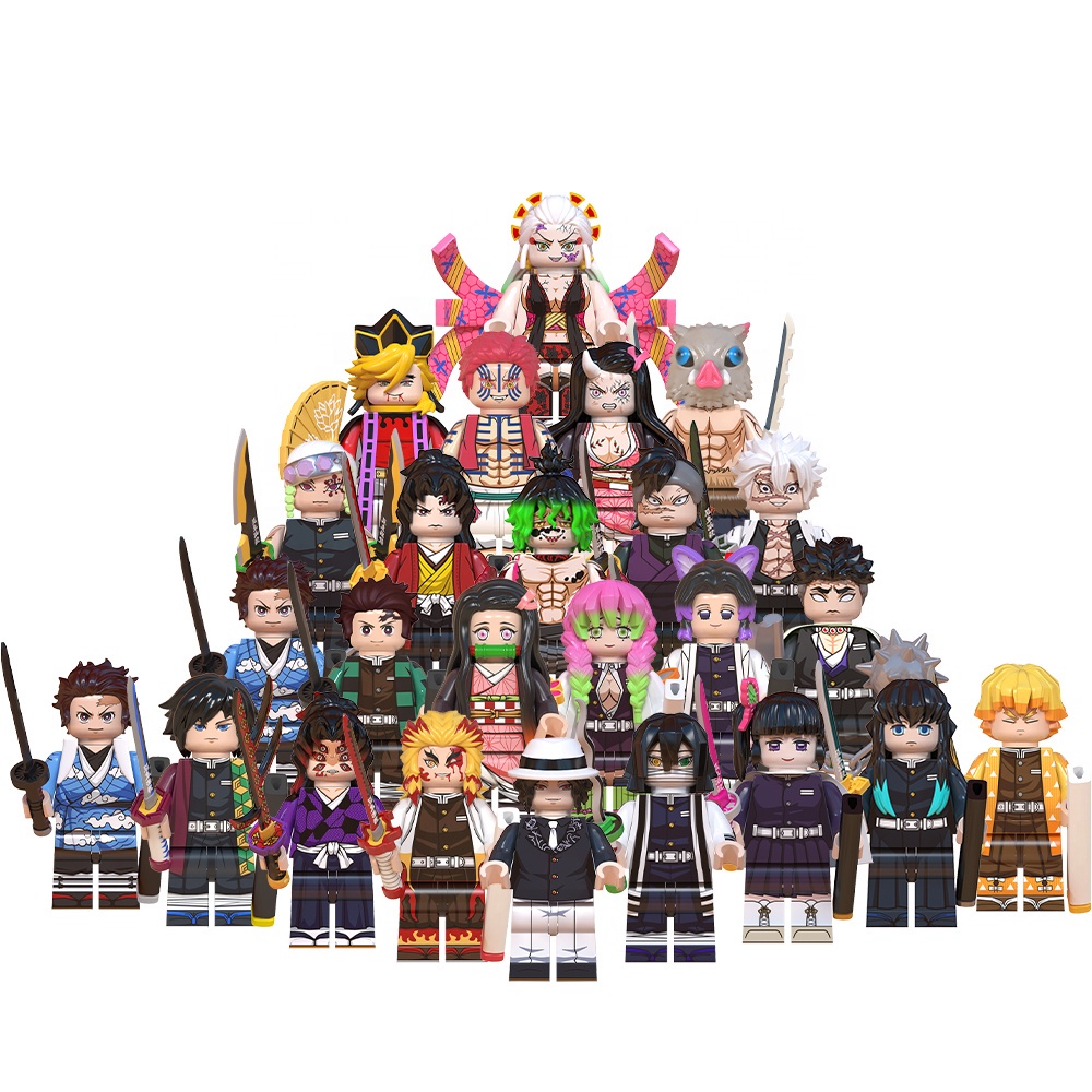 Minifiguras DEMON SLAYER WM6138 WM6137 WM6116 Movie Comics Mini ...