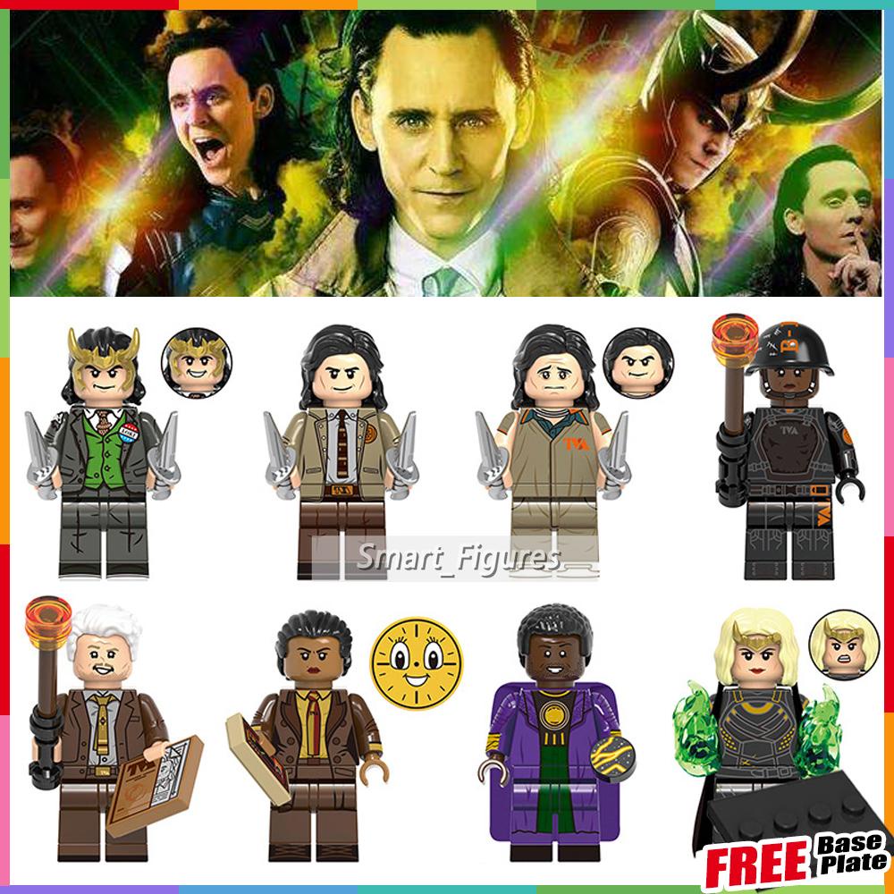 Minifiguras Loki Tiempo Varianza Autoridad Mobius Renslayer Kang El ...