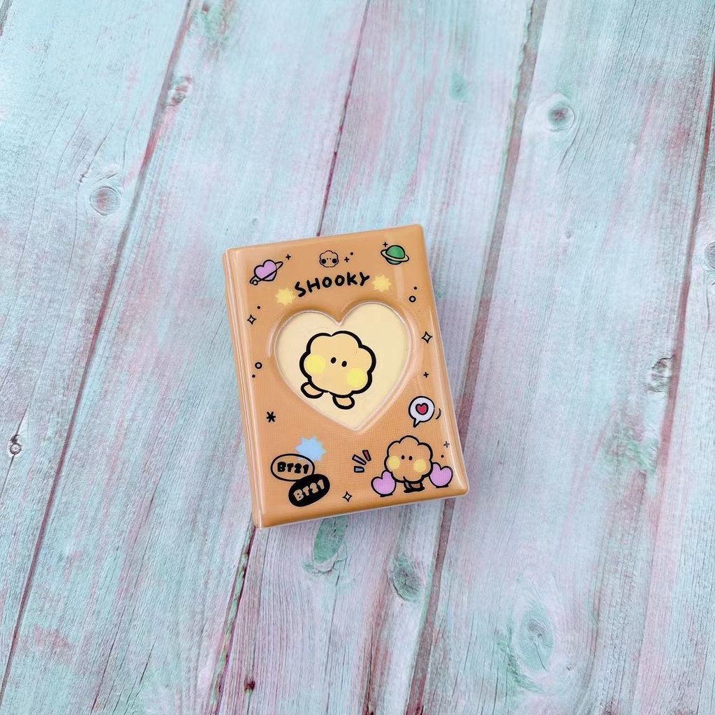 Bts Bt21 3 Pulgadas Mini Álbum De Fotos Lindo Titular De La Tarjeta ...