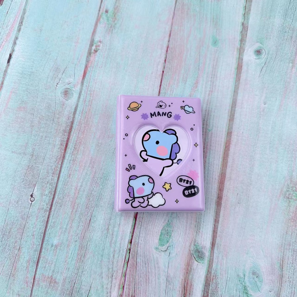 Bts Bt21 3 Pulgadas Mini Álbum De Fotos Lindo Titular De La Tarjeta ...