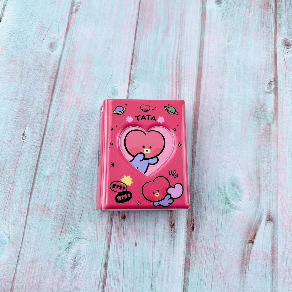 Bts Bt21 3 Pulgadas Mini Álbum De Fotos Lindo Titular De La Tarjeta ...