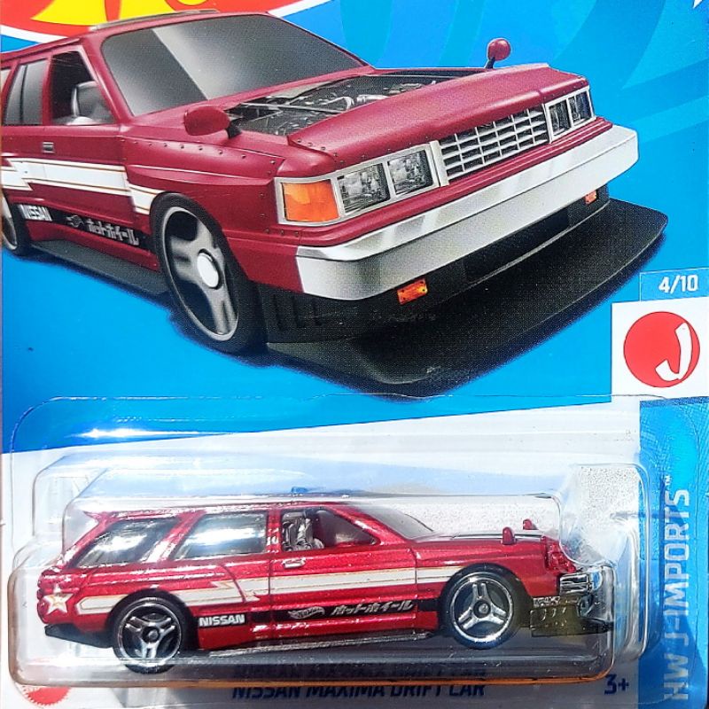 MERAH PUTIH Hotwheels NISSAN MAXIMA DRIFT CAR RALLY WAGON 2022 Blanco 2023 Rojo Azul SKYLINE R32 ...