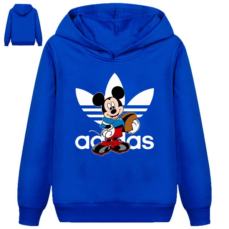 Chamarra De Dibujos Animados Mickey Mouse Sudadera Con Capucha De Manga ...