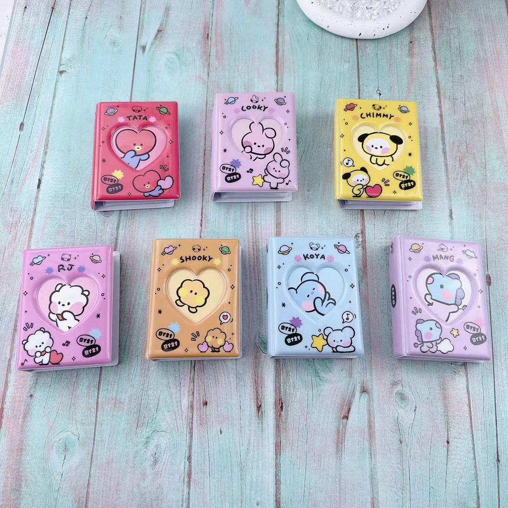 Bts Bt21 3 Pulgadas Mini Álbum De Fotos Lindo Titular De La Tarjeta ...