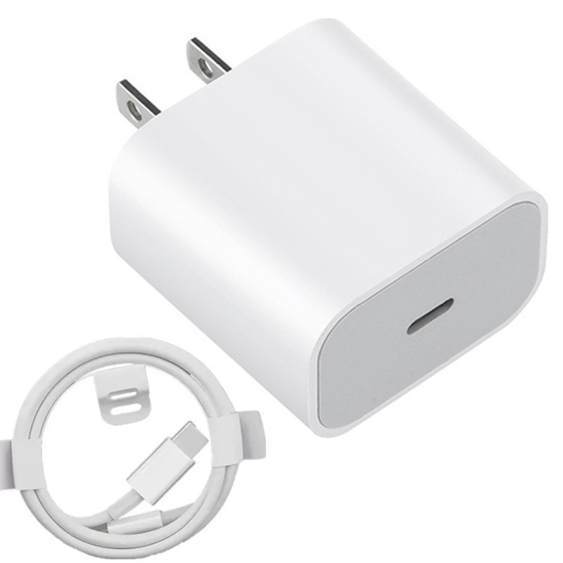 20W Carga Rápida PD USB C Cargador Para Apple iPhone 13 pro 12 11 8 7 ipad Adaptador De ...