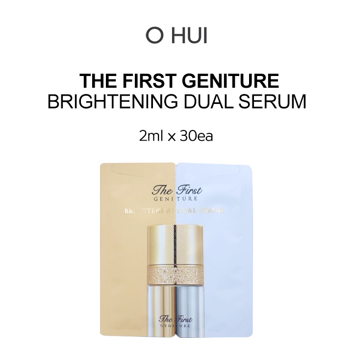 O HUI THE FIRST GENITURE BRIGHTENING DUAL SERUM 2ml x 30ea / Vital skin ...