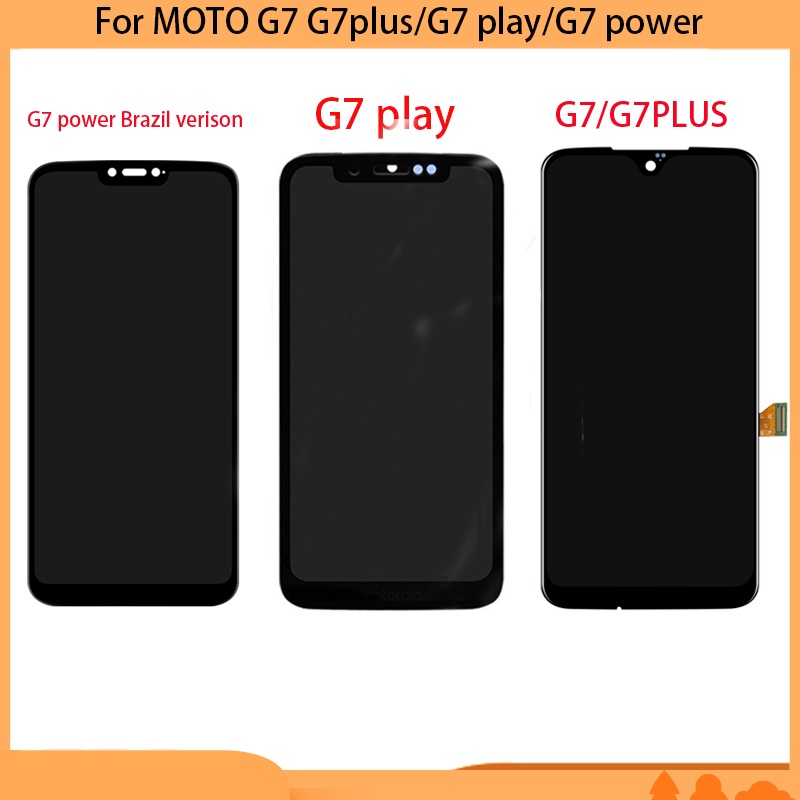 AMOLED LCD Para Motorola Moto G7 G7 Power Display XT1955 G7 Plus ...
